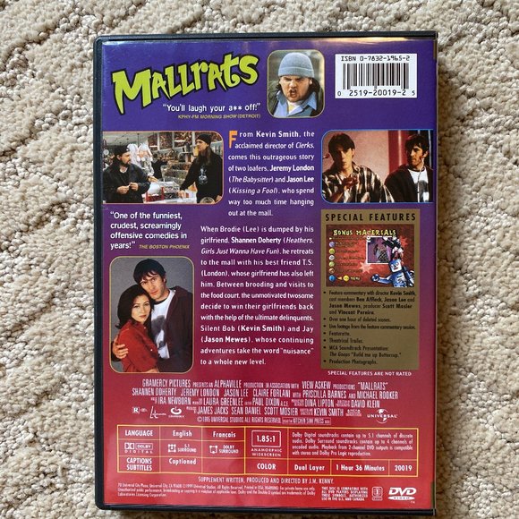 Media | Mallrats Dvd Movie | Poshmark